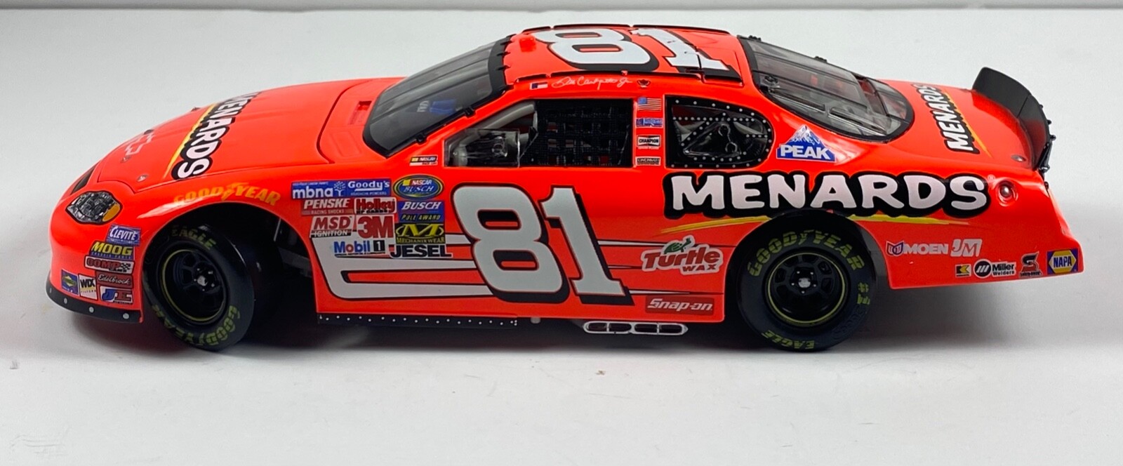 Dale Earnhardt Jr #81 Menard's 2005 Monte Carlo 1:24 Diecast Action ...