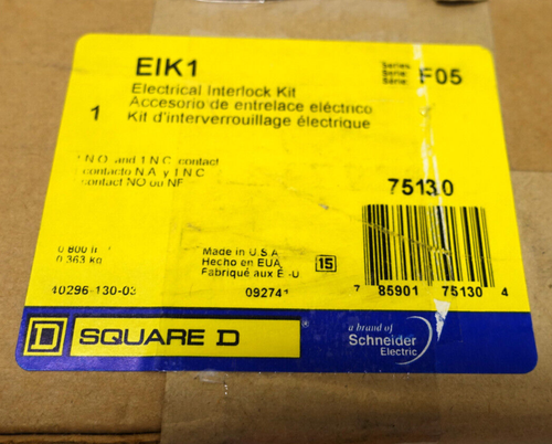 Square D EIK1 ELECTRICAL INTERLOCK KIT NO/NC NEW IN BOX (2F2) | eBay