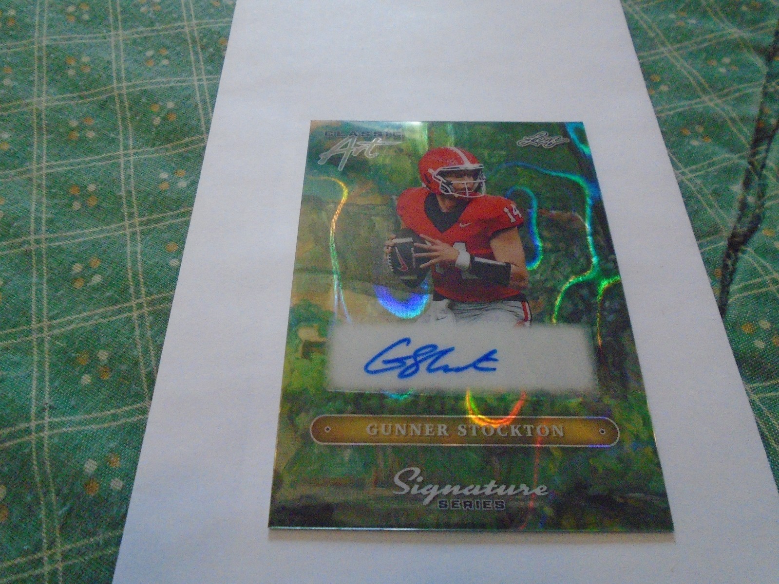 Gunner Stockton 2025 Leaf Signature Series ART LAVA 🔵 Auto 1/1 #CA-GS2 ...