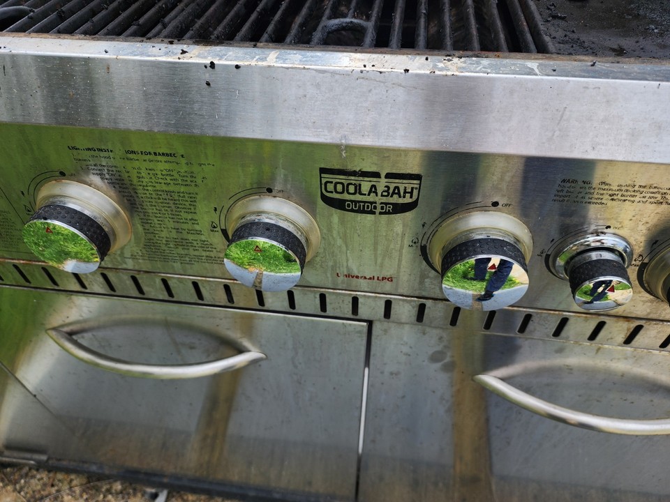 Coolabah Stainless Steel Outdoor Portable Gas BBQ Grill Charcoal ...
