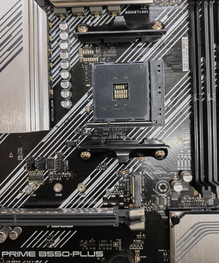 ASUS PRIME B550-PLUS AM4 AMD B550 SATA 6Gb/s USB 3.0 HDMI ATX AMD ...