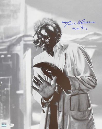 1958 DAVID HEDISON THE FLY SIGNED LE 16X20 B&W PHOTO (JSA) | eBay
