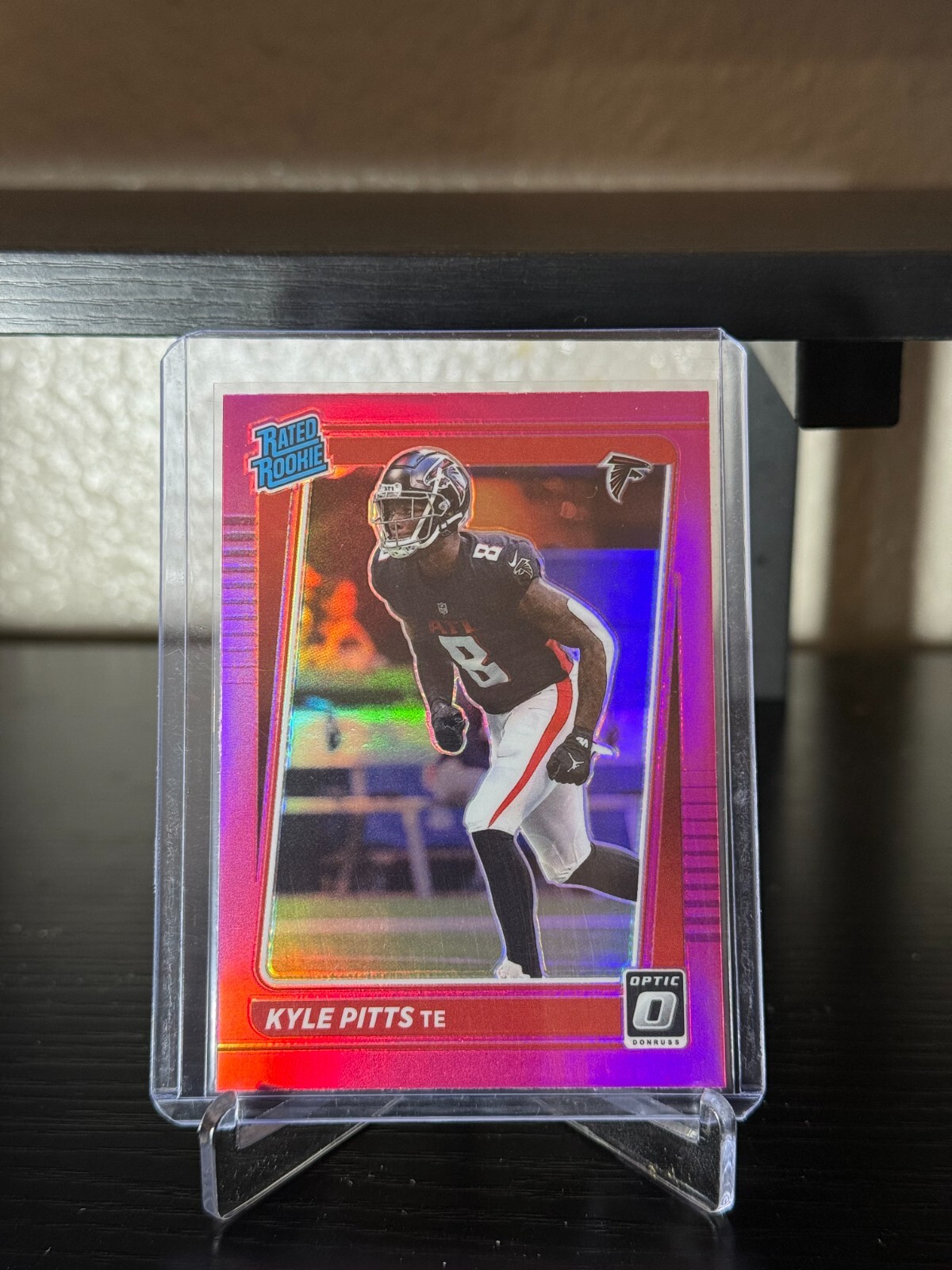 2021 Panini Donruss Optic - Rated Rookie Pink Prizm #211 Kyle Pitts (RC ...