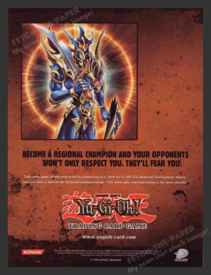 Yu-Gi-Oh? Trading Card Game (blue) 2000s Print Advertisement 2004 | eBay
