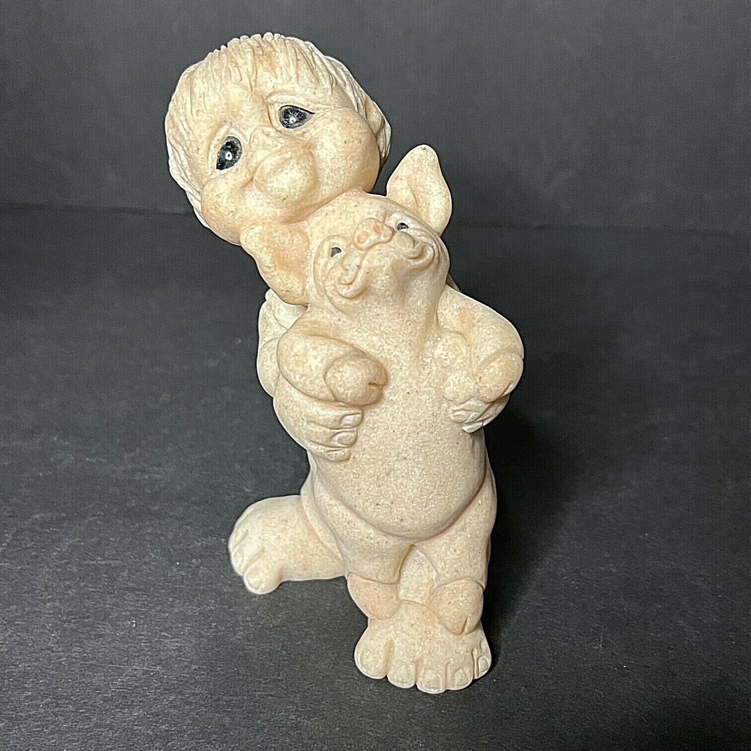 Quarry Kids Peter and Patch Helping Hand figurine Second Nature design ...