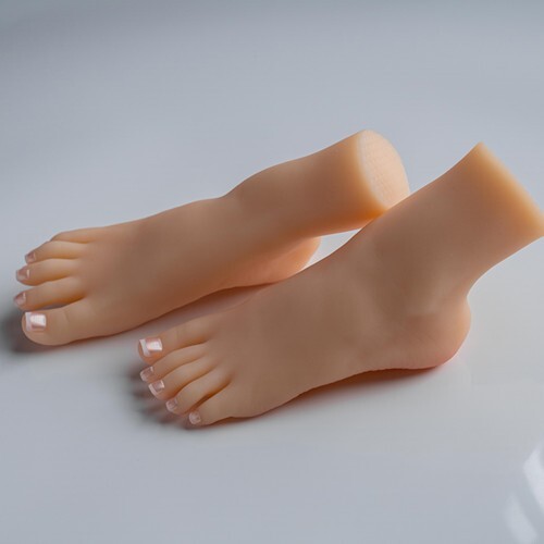 Top Quality Silicone Cute little Feet Mannequin Display Art sketch/13CM ...