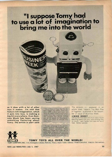 1967 ADVERT Tomy Toys Toy Mike Robot Tru Scale Farm Tractor #890 | eBay