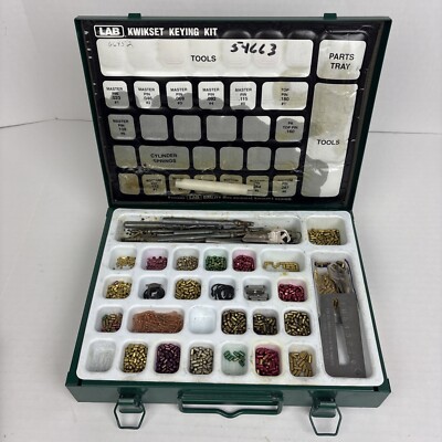 LAB Brand Kwikset Keying Kit Vintage Metal Case Tools | eBay