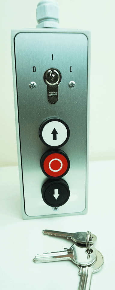 Push Button Station up/down + stop button, Locking, hoist, roller shutter door | eBay UK