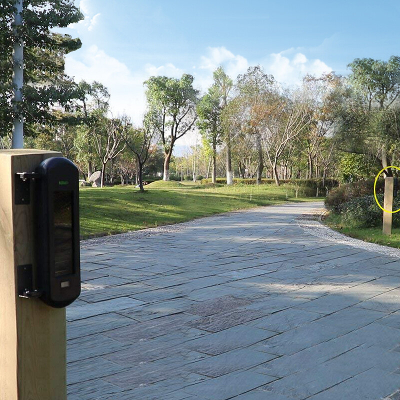 HTZSAFE Solar Beam Sensor Driveway Alarm System 800 Meters Wireless | eBay