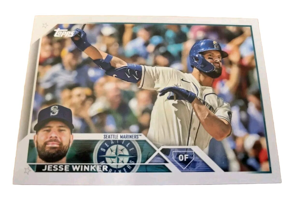 2023 Topps Series 1 #306 Jesse Winker Seattle Mariners Baseball Card ...