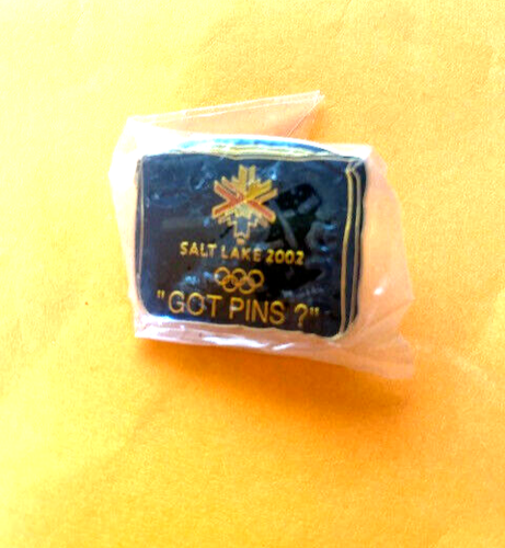 SALT LAKE CITY OLYMPICS PIN COLLECTING TRADER BAG "GOT PINS" OLYMPIC ...