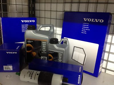 Genuine Volvo Service Kit Oil/Air/fuel/pollen Filter And 5lts of 0w20 ...