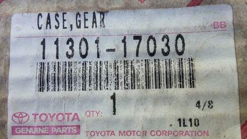 1130117030 Genuine Toyota CASE SUB-ASSY, TIMING GEAR 11301-17030 (NEW ...