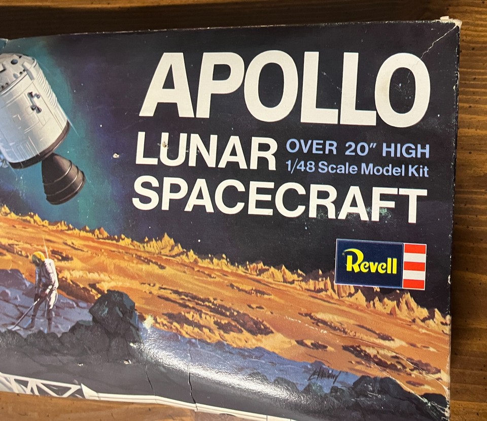 1967 Apollo Lunar Spacecraft Model Kit by Revell | eBay