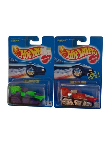 Hot Wheels Treadator - Blue Card - Collector # 205 - Color Variations ...