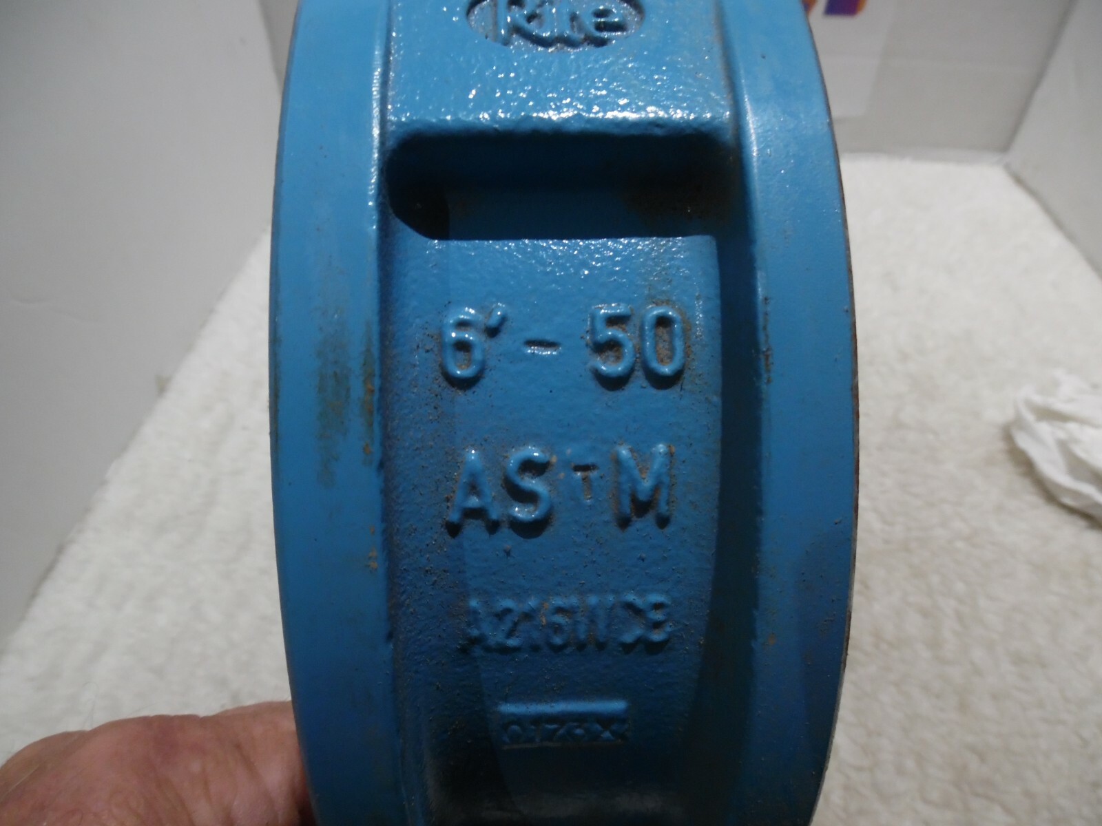 6" Check Valve Check Rite Model 15SMZ Ritepro SS Trim 2 3/4" Wide NIB ...