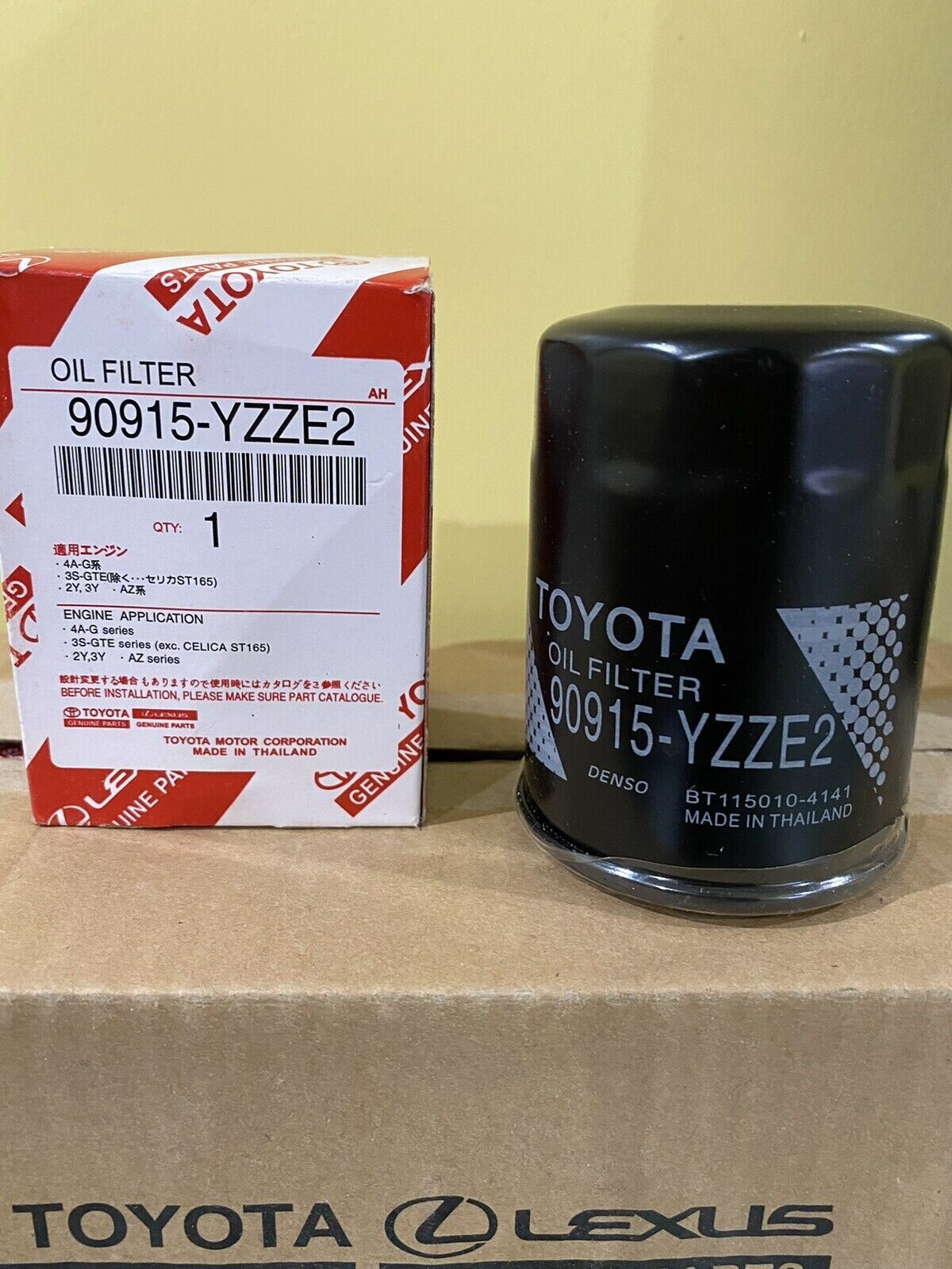 TOYOTA 90915-YZZE2 - cross reference oil filters | oilfilter ...