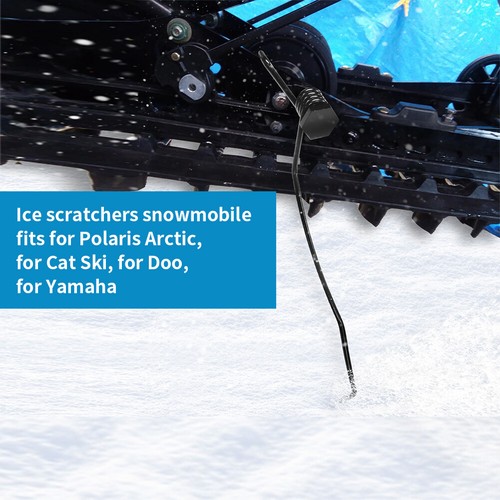 Snowmobile Ice Snow Scratchers For Polaris Arctic Cat Yamaha Ski Doo ...