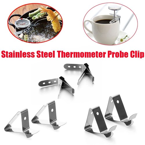 Accessories Probe Clips Stainless Steel Preventing Scald Thermometer ...