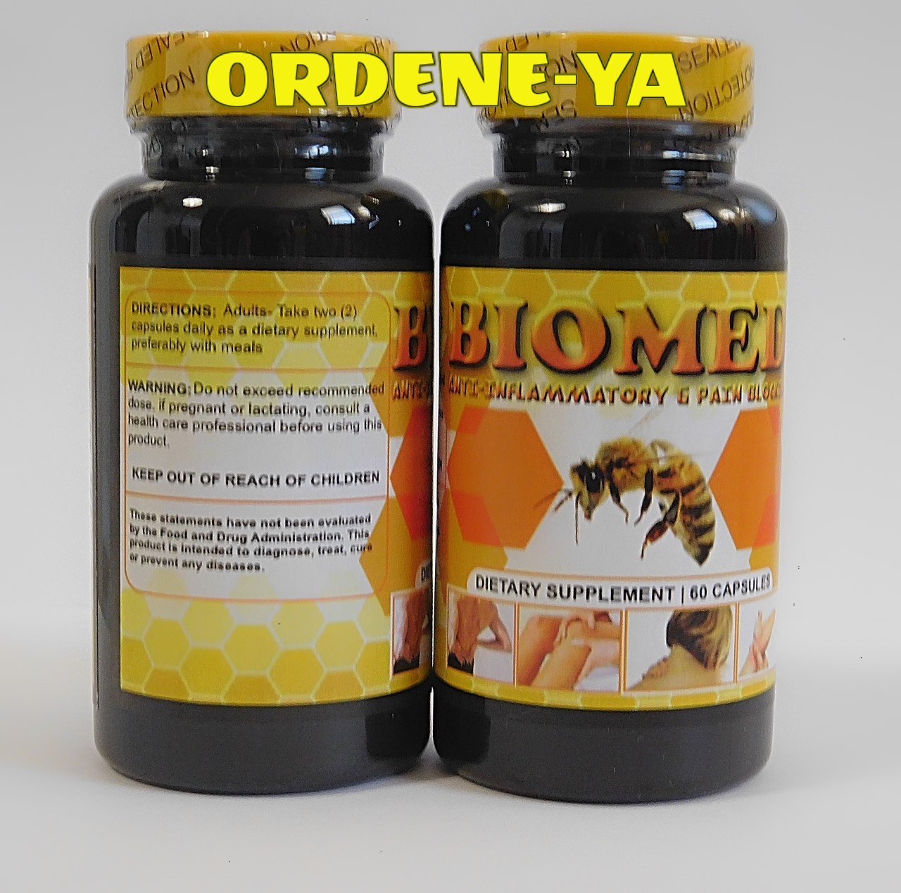 Biomed Anti-Inflamatory and Pain Blocking Bee Therapy - 60 Capsules ...