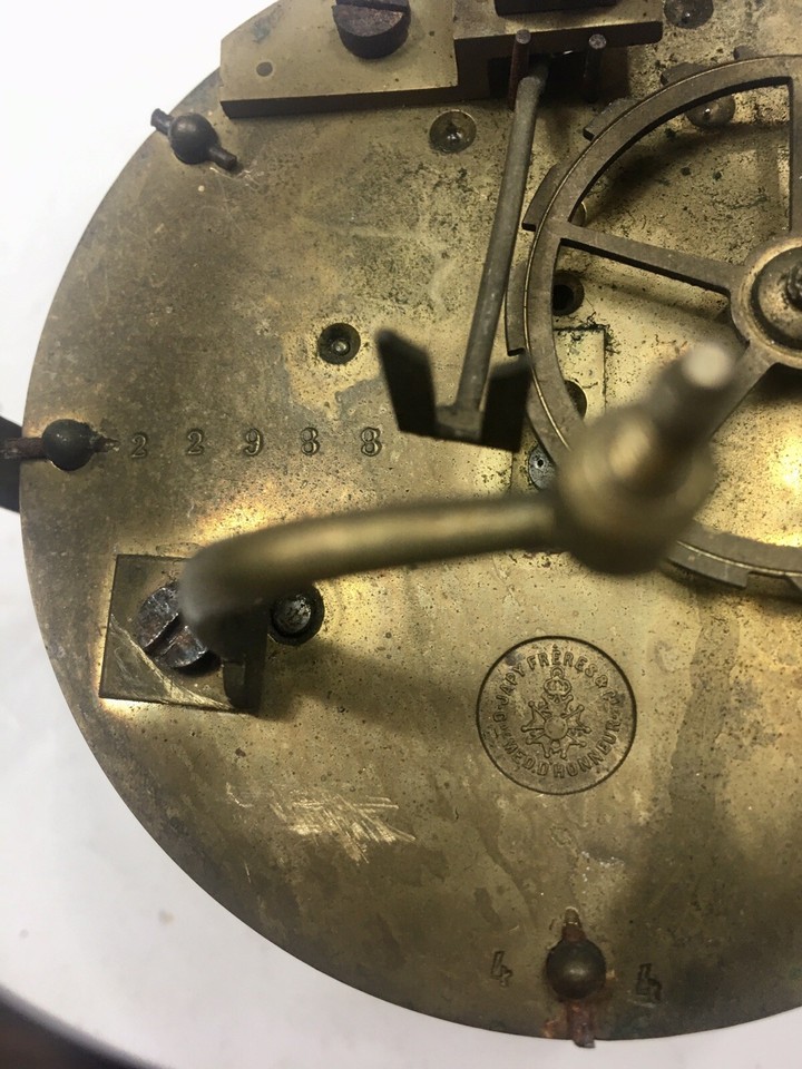 Antique French Clock Movement Late 1880's With Bezel and Dial | eBay