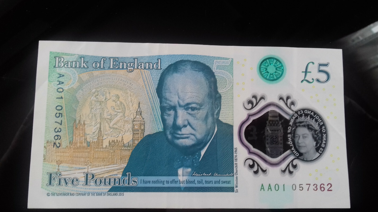 Rare AA01 £5 Note Low Serial Number Polymer 5 Five Pound Note - AA01 ...