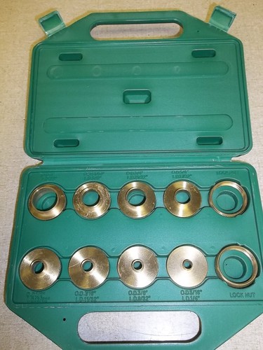 BRASS ROUTER TEMPLATE BUSHING GUIDE KIT SET Includes case free shipping ...
