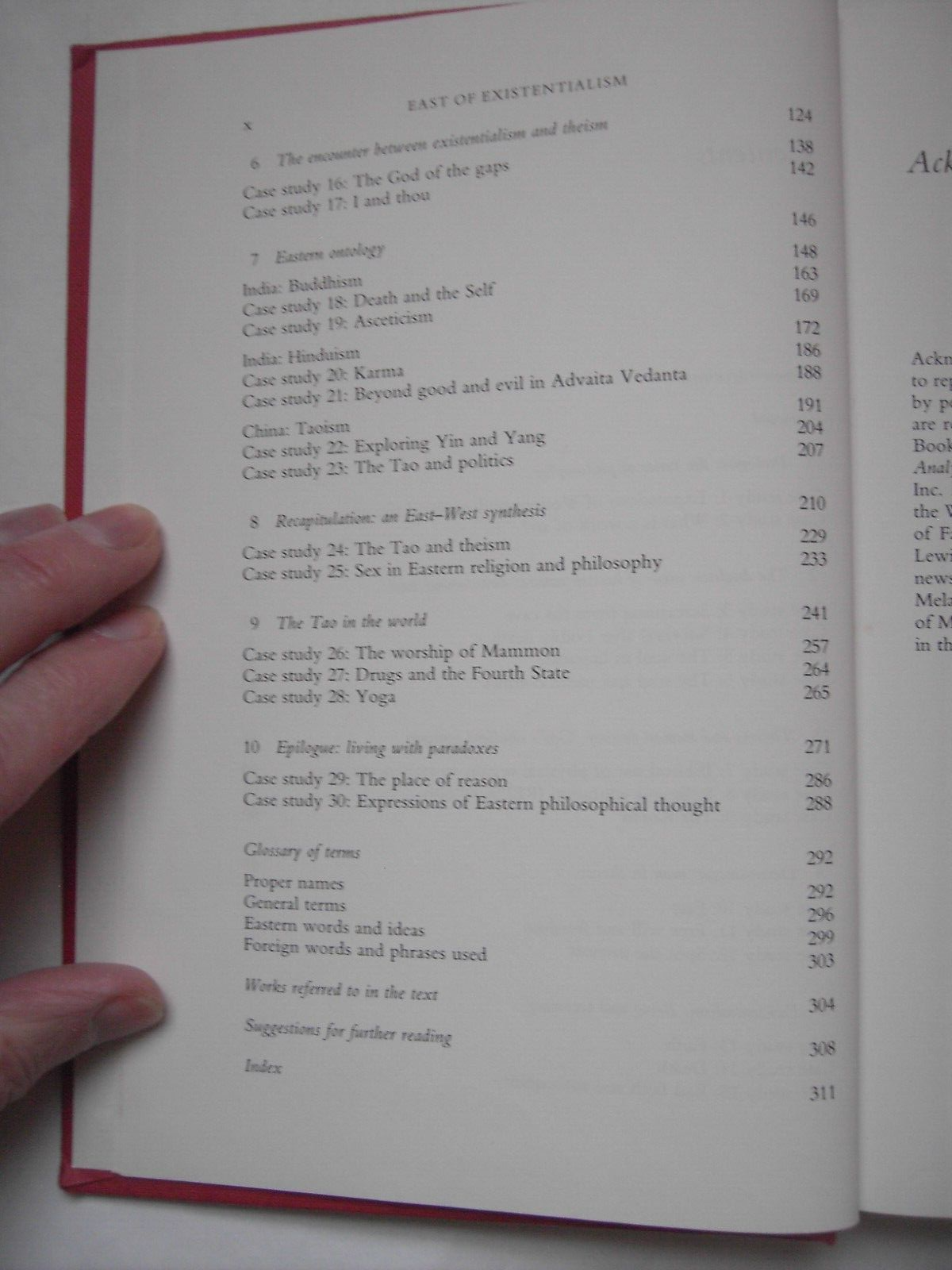 East of Existentialism : The TAO of the West, by Ray Billington. East ...