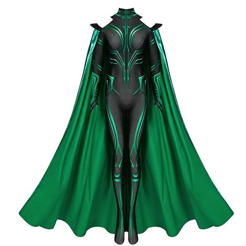Cosplay Thor 3 Ragnarok Hela Adult Kids Jumpsuit Cape Superhero ...