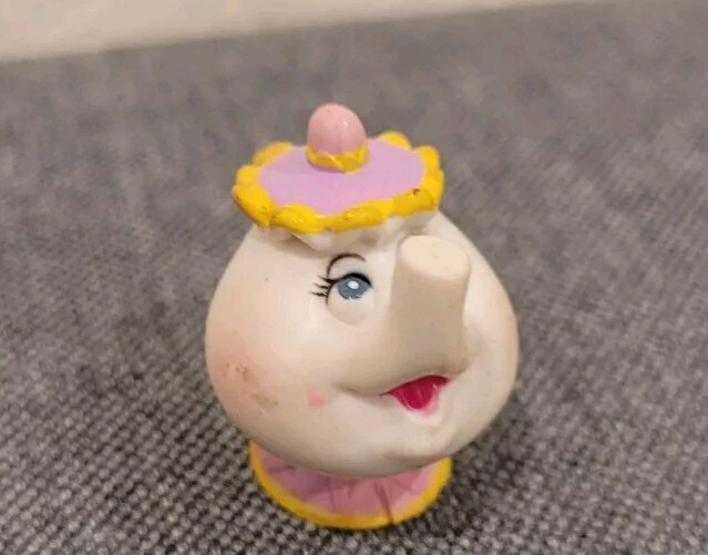 Mini beauty Beast mrs. Potts teapot Disney Pixar toy figure | eBay