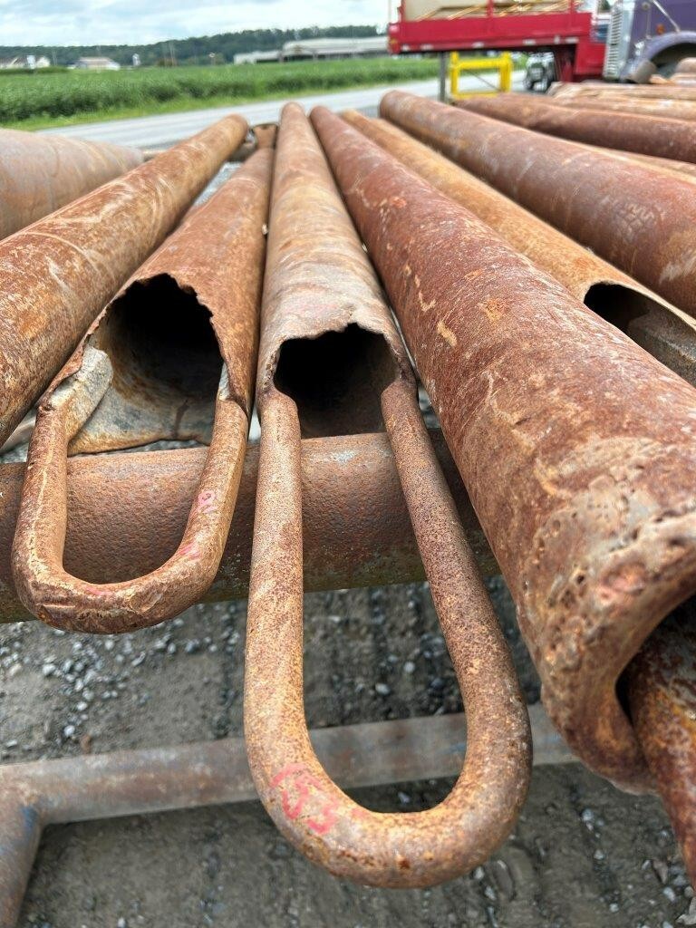 4-1/2" O.D. x 153" L. Corrugated Bottom Well Bailer w/ flap type valve ...