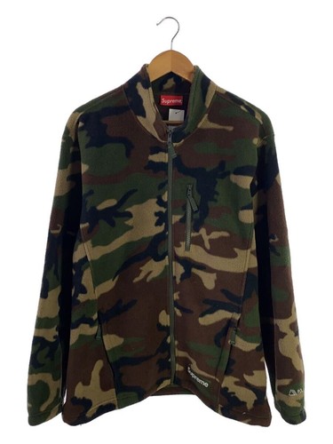 Supreme 22AW Polartec Zip Jacket L Polyester Khaki Camouflage | eBay