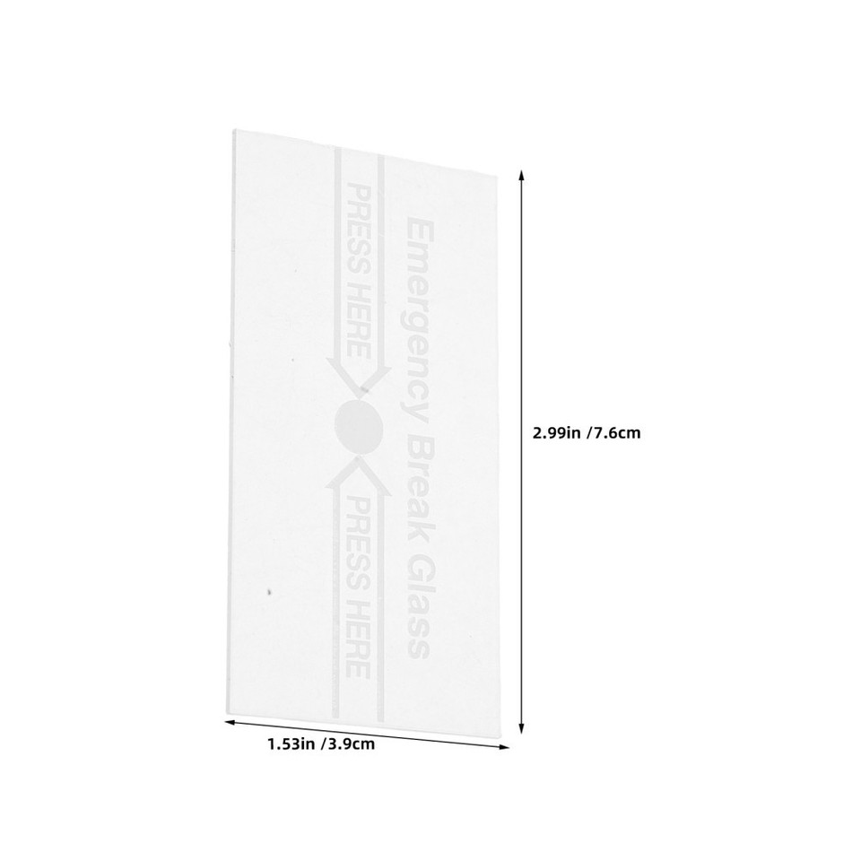 6pcs Emergency Break Glass: Fire Alarm Break Glass Replacement - Manual ...