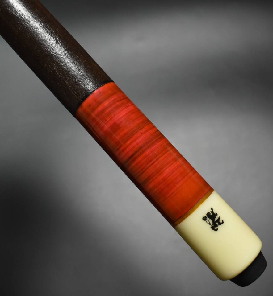 Vintage 1970s Adam Super Red Cue Brass Joint Classic Rare Billiards ...