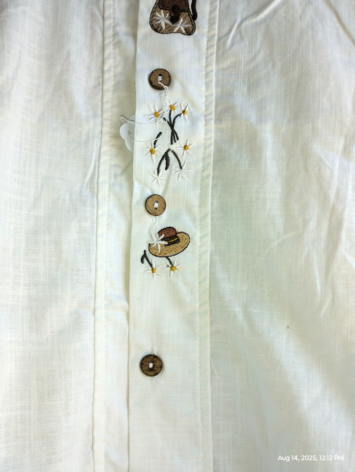 Sz.LG German Style Men's Shirt.OKTOBERFEST,Germany Lederhosen ...