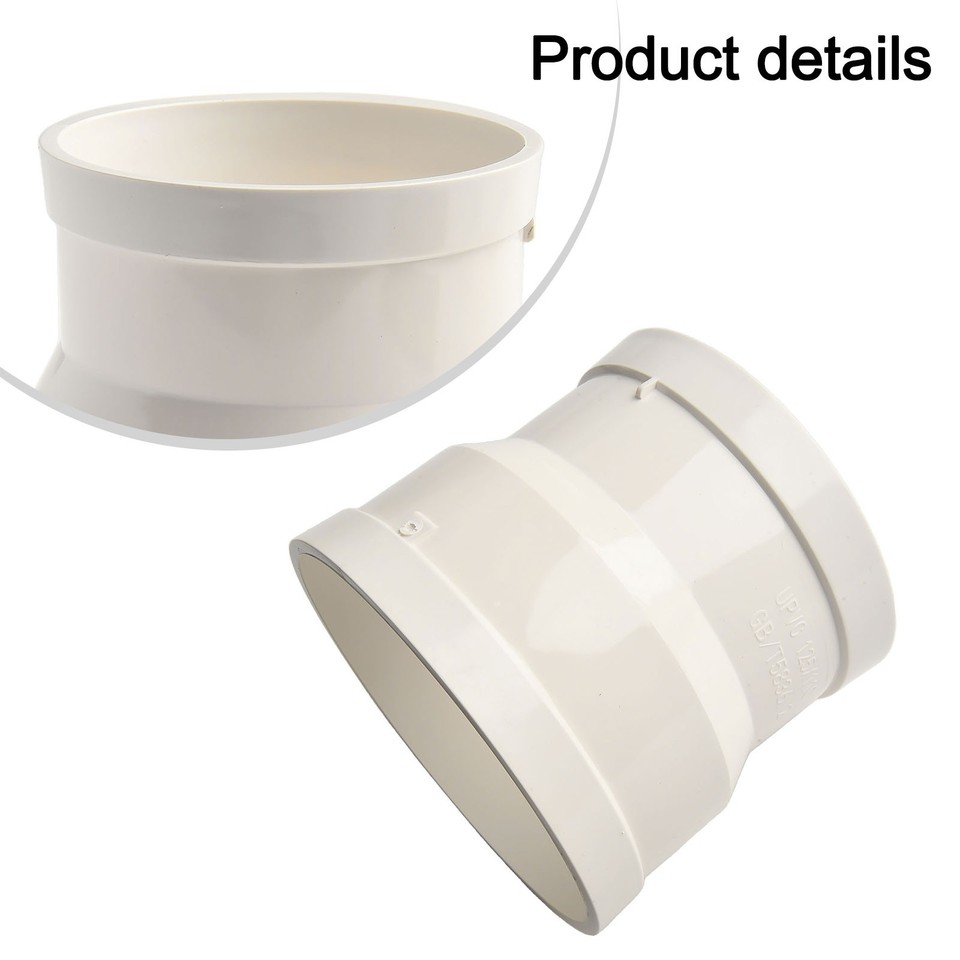 ABS Ventilation Pipe Reducer Adapter for 100 75mm 125 110mm 150 110mm ...