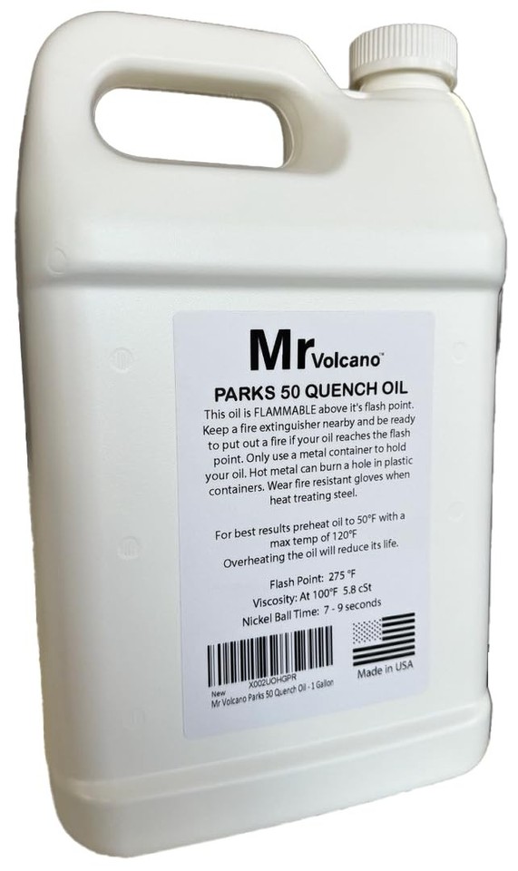 Parks 50 Quench Oil for Heat Treating Steel and Knife Steel - 1 Gallon ...