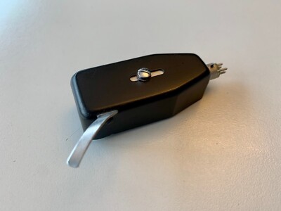 RARE VINTAGE THORENS BTD 12 S HEADSHELL WITH ORTOFON OM BROADCAST PICK ...