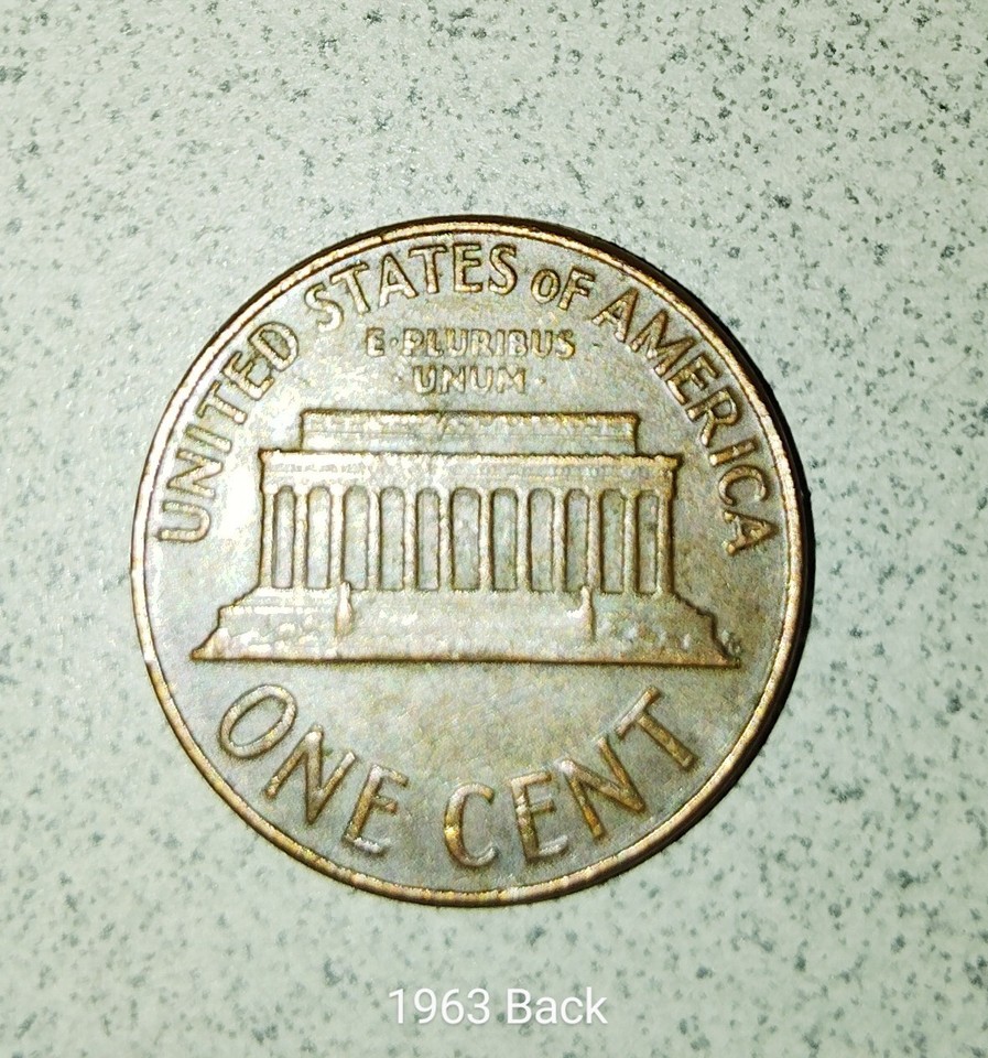 1963 D Penny L On Rim Error Very Rare Uncertified, 95% Copper, 5% Tin ...