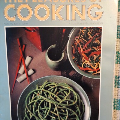 pleasures of cooking cookbook MAY JUNE 1984 CUISINART PUBLICATION | eBay