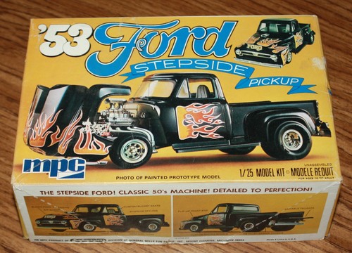 MPC '53 FORD STEPSIDE PICKUP JUNKYARD PARTS - 2 PARTIAL KITS IN ONE BOX ...