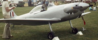 Spitfire Isaacs Homebuilt Sports Airplane Wood Model Replica Big Free ...