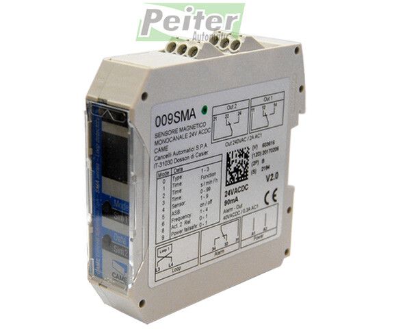 1 channel Came SMA loop detector for industrial doors and gates, car ...