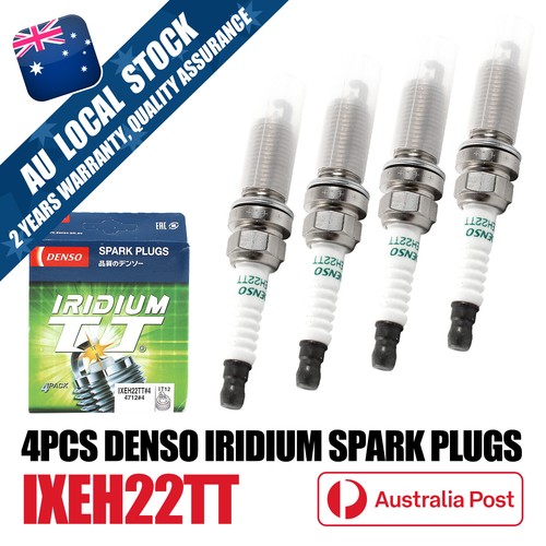 DENSO IXEH22TT Iridium TT Spark Plug x4 SET for Nissan 350Z VQ35HR ...