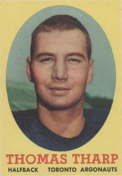 1958 Topps CFL - Corky Tharp #31 (RC) for sale online | eBay