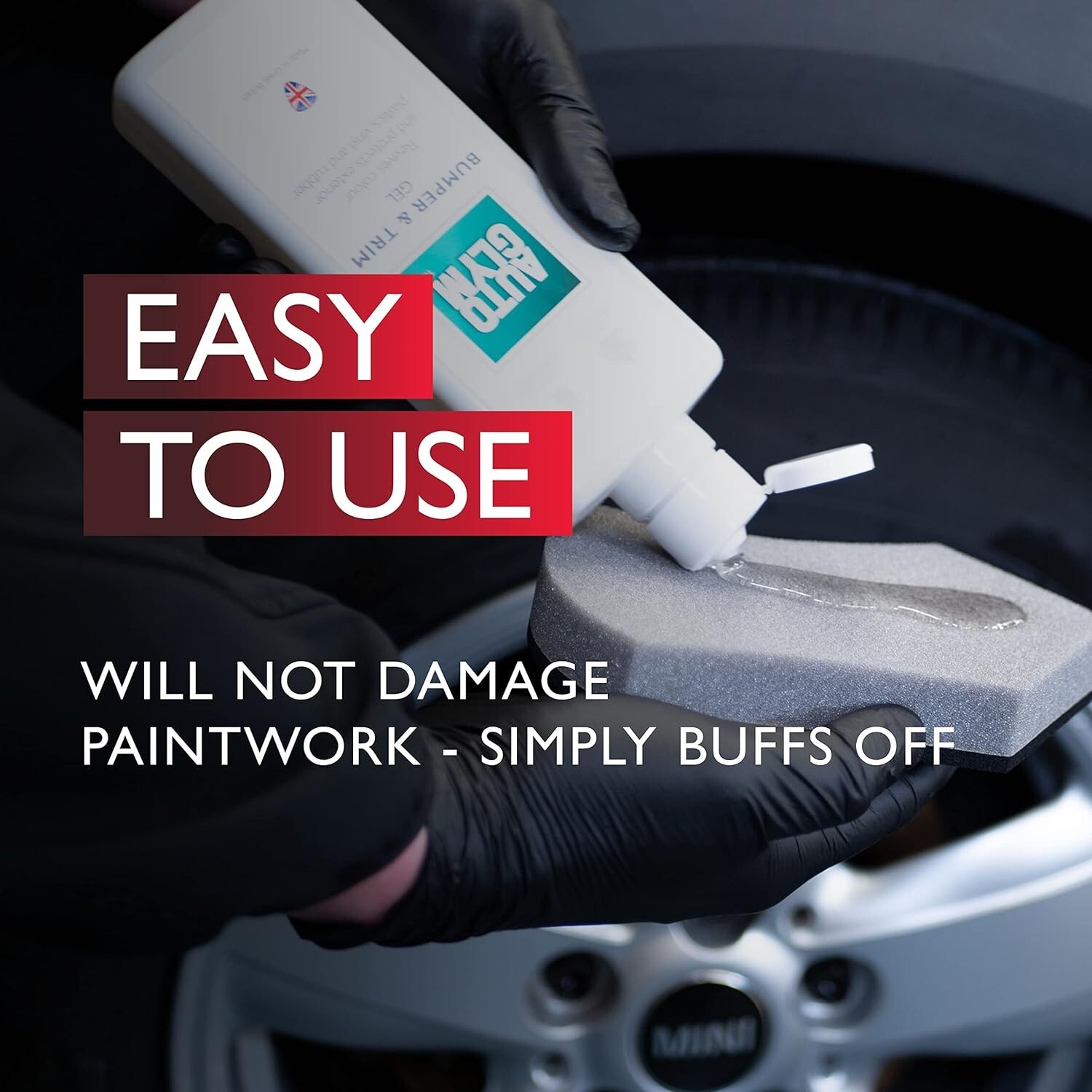 Autoglym Bumper & Trim Gel 500ml - Car Trim Restorer Revives Colour ...