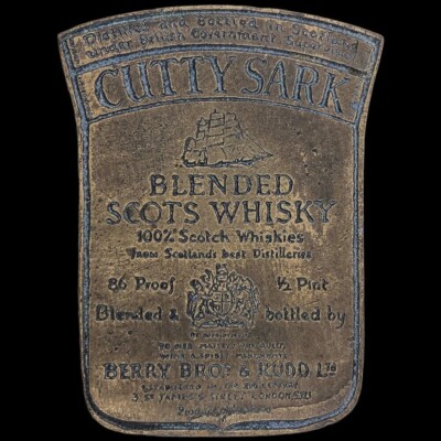 Cutty Sark Scots Whiskey Bourbon Booze Scottish Scotland 70s Vintage ...