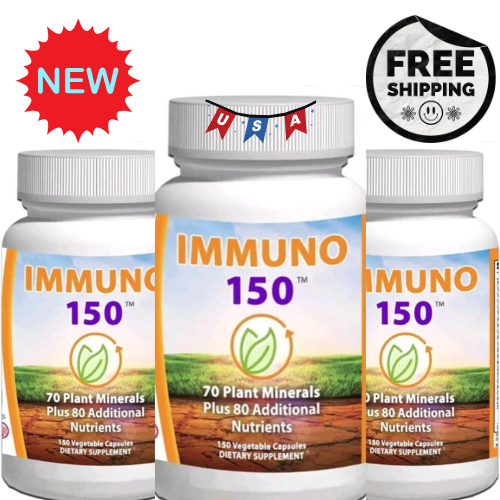 3 BOTTLES IMMUNO 150 THE ULTIMATE MULTI VITAMIN, IMMUNE BOOSTER. 150 ...