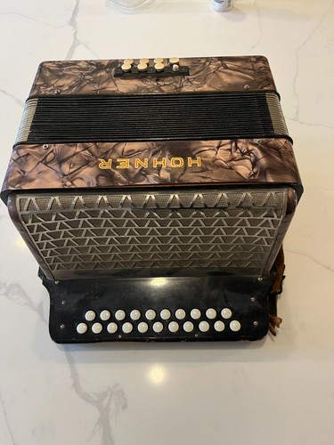 Vintage Hohner Button Accordion - Made in Germany - Working | eBay